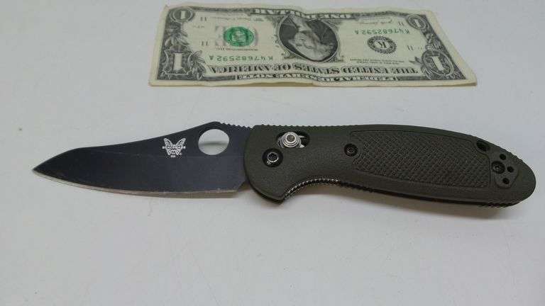 $$ Benchmade #555 Mini Griptilian Axis Lock Knife! (DC) - Texas Online ...