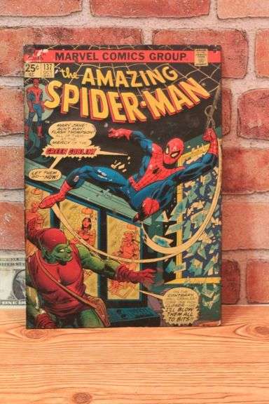 Amazing Spider-Man Marvel Comics Metal Sign by Open Roads 9"x13". 12A ...