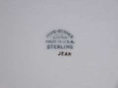 Gorgeous large set of vintage Pop Gosser China "Jean" pattern including ...