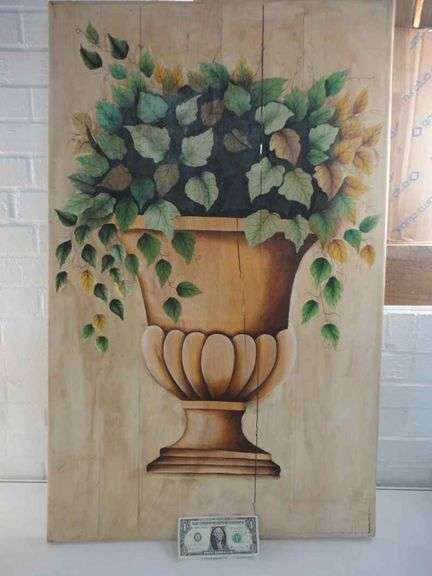 3X2 FT PINE IVY PAINTING VERY PRETTY - Texas Online Auction House