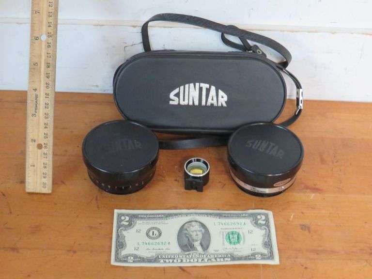 Suntar Aux. 1:4 Telephoto and Wide Angle Lenses with Carry Case as ...