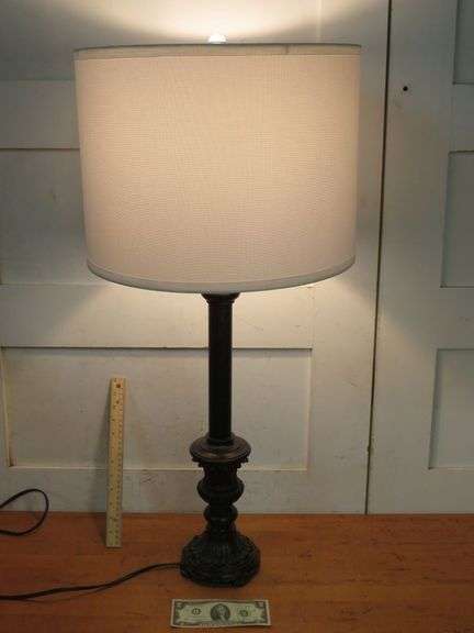 Working Table Lamp as shown, 34"tall - Texas Online Auction House