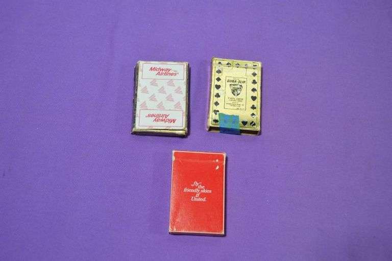 AIRLINE CARDS-MIDWAY AIRLINES, TRICON INTERNATIONAL AIRLINES, INC., FLY ...