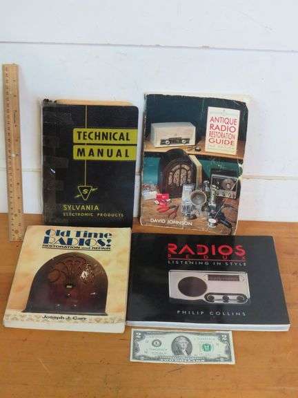 Four Vintage Radio Books as shown - Texas Online Auction House