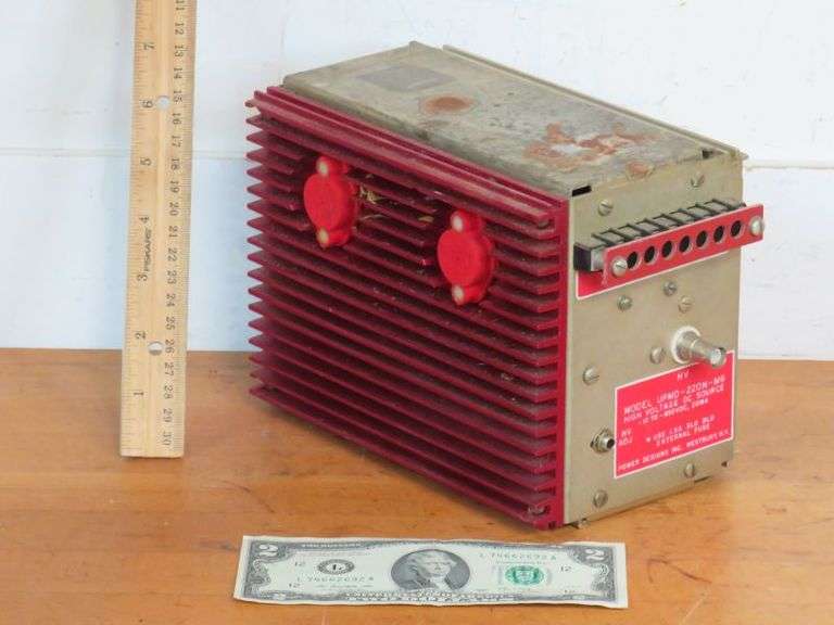 POWER DESIGNS INC. Model UPMD-6 Regulated Power Supply as shown ...
