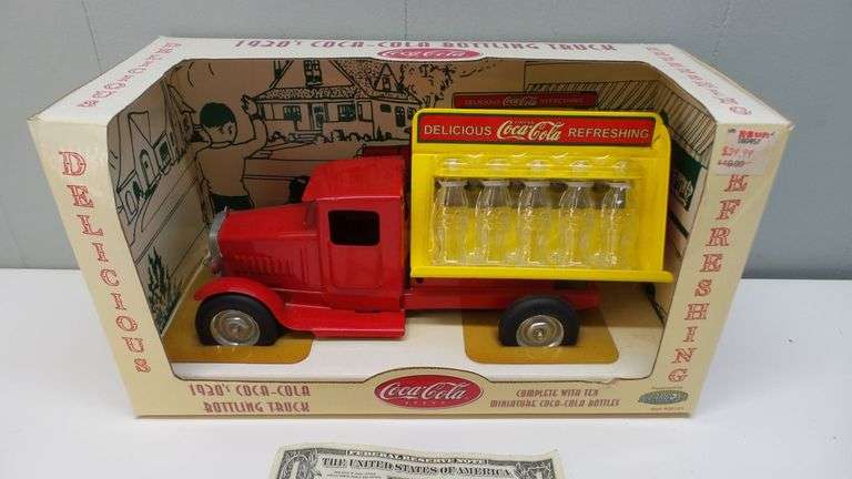 AWESOME 1930's Coca-Cola STEEL Bottling Truck From GearBox Toys ...