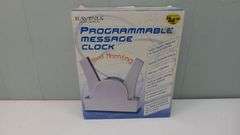 NEW Programmable Message Clock! New in box! (1B) - Texas Online Auction ...