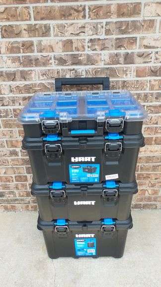 LIKE NEW Hart Stacking Rolling Toolbox System! Excellent condition! (R2 ...