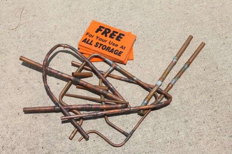 "Free For Your Use" Signs-Lot of 7 and Copper Tubing Scrap. 4D - Texas ...