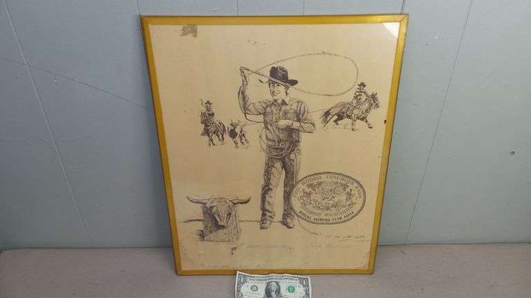 Neat Artis Signed & Autographed George Richards "World Champion Team ...