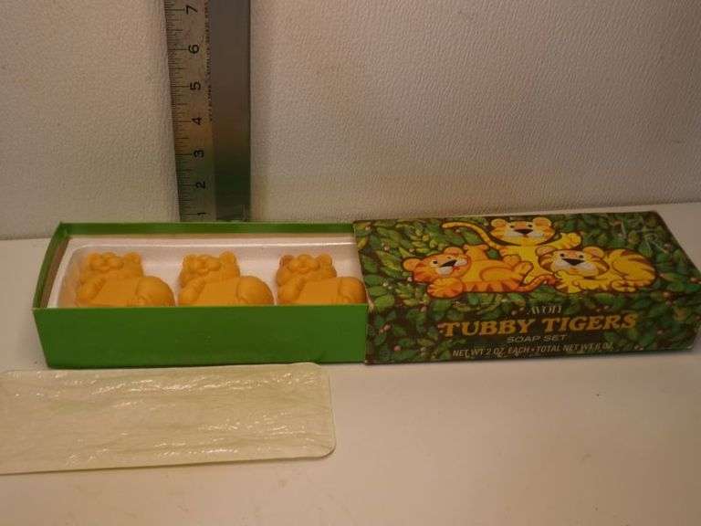 Vintage Avon Tubby Tigers soap set in original box - Texas Online ...