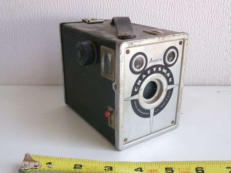 Ansco Craftsman Box camera from 1930s - Texas Online Auction House