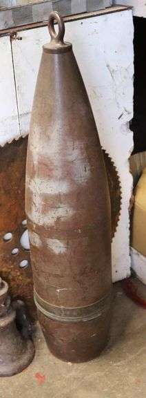 Large/Heavy NAVAL Artillery Shell - Great Conversation Piece ...