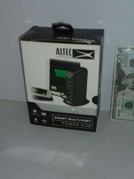 ALTEC LANSING Smart multi-port power hub includes 5 USB ports NIB ...
