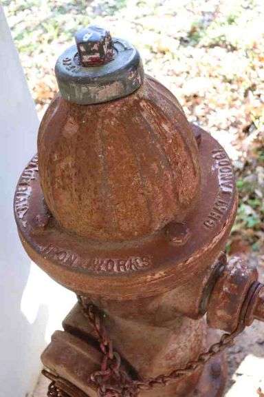 RARE FIND! ANTIQUE FIRE HYDRANT - IRON WORKS - CHATTANOOGA - VERY HEAVY ...