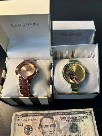 2 Beautiful New Catherine's Watches-1 needs battery - Texas Online ...