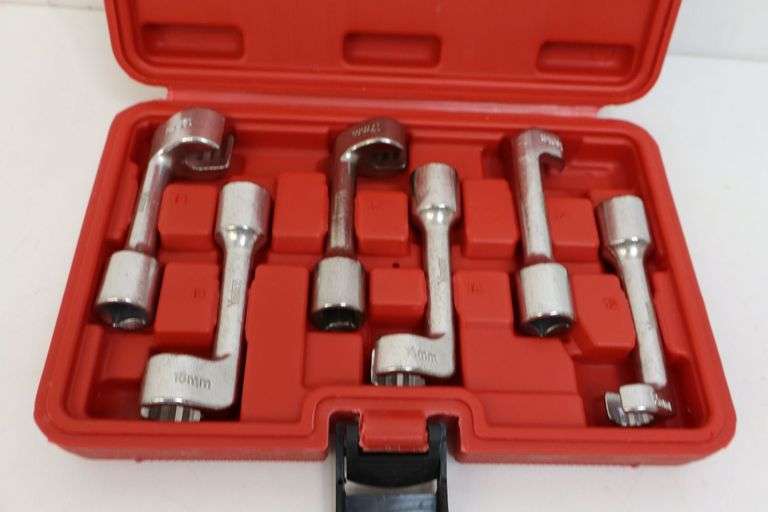 6pc Diesel Line Socket Wrench Set w/Case! (5C) - Texas Online Auction House