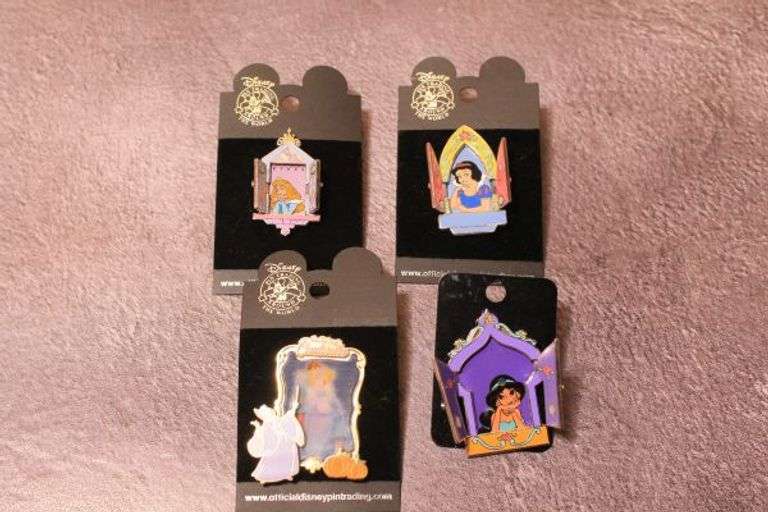 Disney Trading Pins. WDW 2002 Disney Princess Hinged Windows x 3 and ...