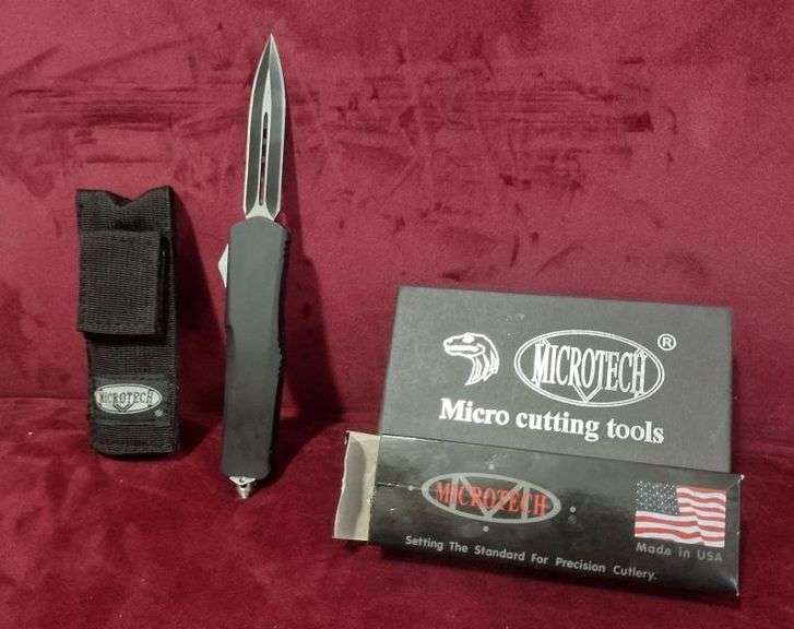 Microtech Combat Troodon Micro Cutting Tool Double Edge OTF appears New ...