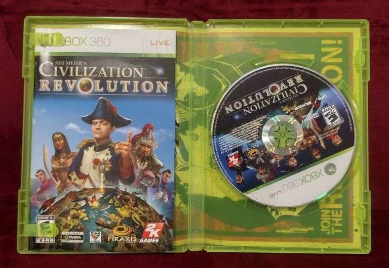 Civilization Revolution XBox 360 video game in original case with ...