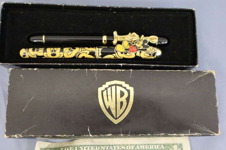 Vintage WB Bugs Bunny Collector Pen w/Box AND Vintage Mickey Mouse ...