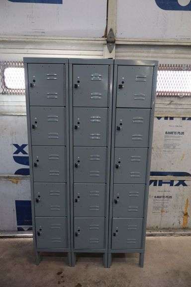 15-Panel Locker Set! NEW, but was bent in transit, as shown. (RD ...
