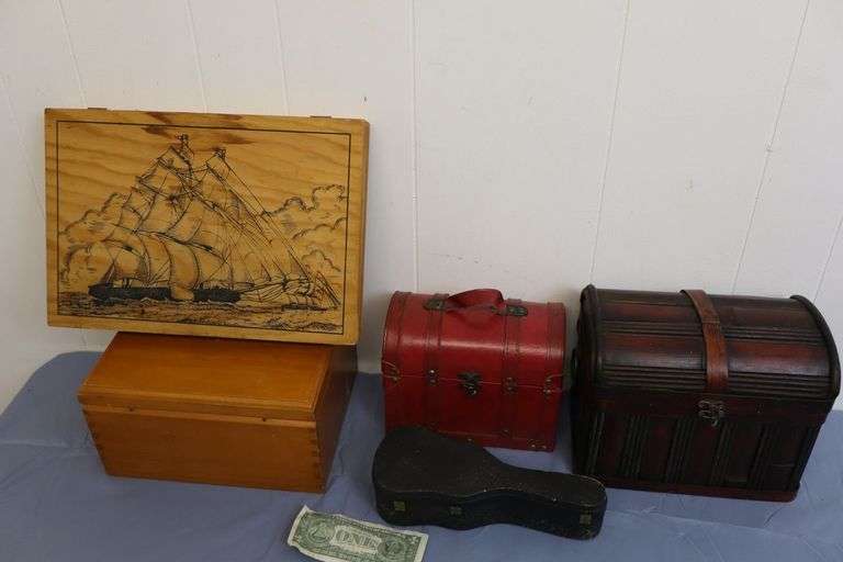 Lot of Assorted Decorative & Collectible Boxes! (7C) - Texas Online ...