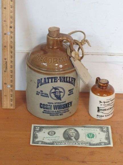 Two Jugs Earthenware Jugs as shown - Texas Online Auction House