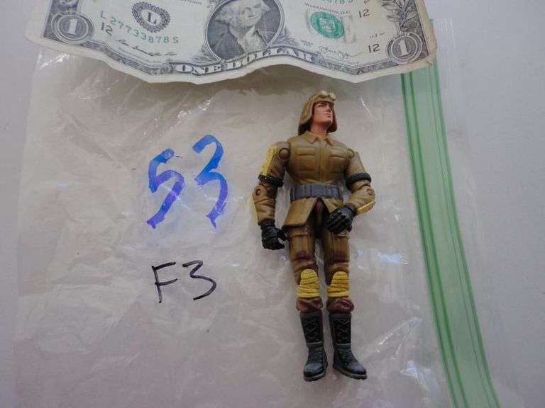 F3 GI JOE DUSTY DESERT TROOPER 4” ACTION FIGURE - Texas Online Auction House