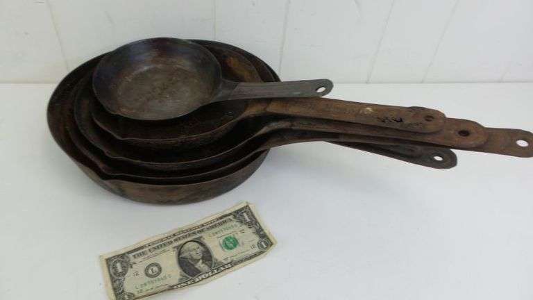 $$ Lot of Vintage Metal "Cowboy Frying Pans"! (13C) - Texas Online ...