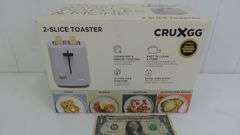 NEW CruxGG 2-Slice Toaster! (3E) - Texas Online Auction House