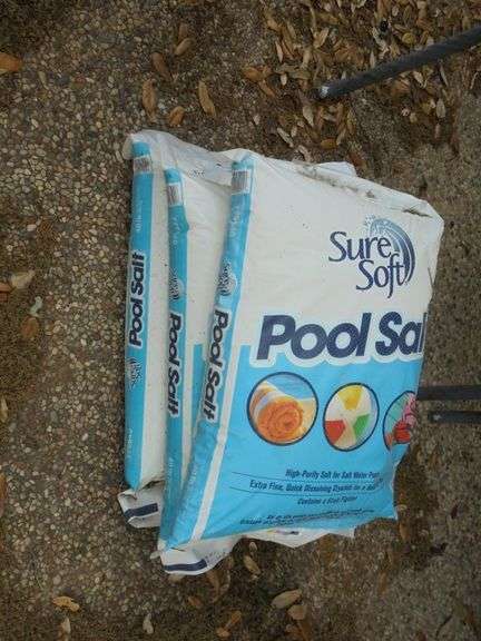 3 Bags Pool Salt - Texas Online Auction House