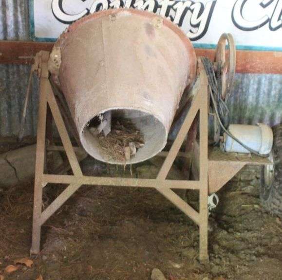 Electric Cement Mixer as Shown in Pics (BB) - Texas Online Auction House