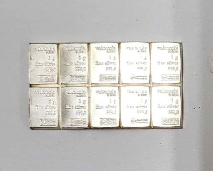 10 Grams .999 fine silver. ~ cash only ~. - Texas Online Auction House