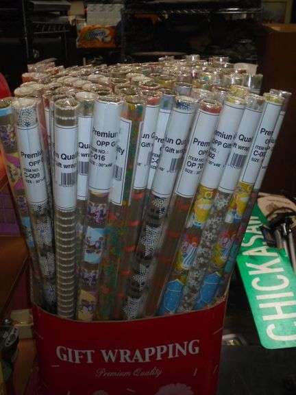 Large lot of Gift Wrapping Paper. $$$ - Texas Online Auction House