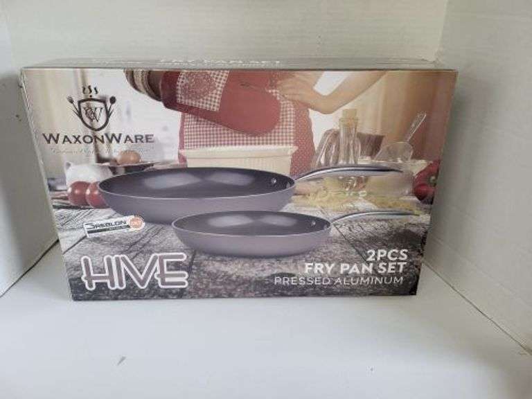 2 Pressed Aluminum Fry Pans. ~ cash only ~. (5G) - Texas Online Auction ...