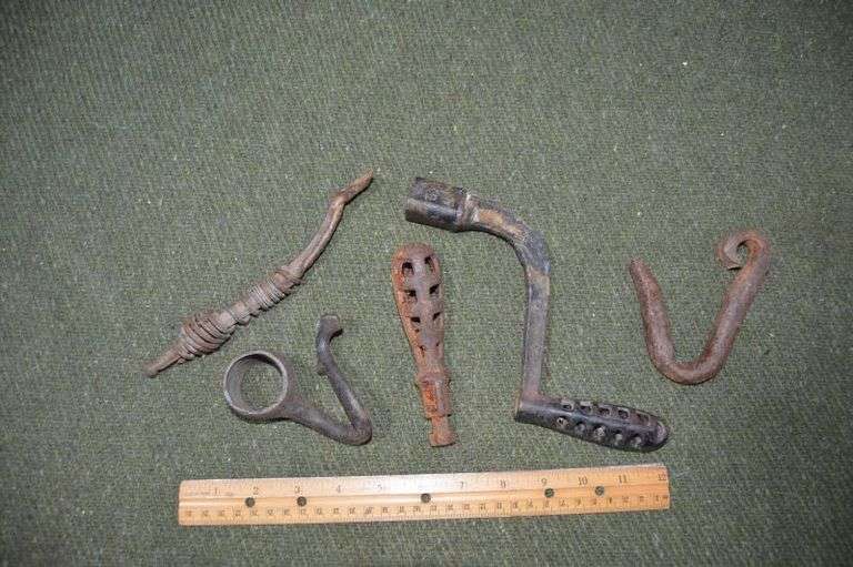 VINTAGE FARM IMPLEMENTS: SINGLE TREE HOOK, IRON HOOK & MORE - Texas ...