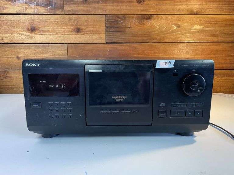 H5 Sony Mega Storage 200CD Player High Density Linear Converter System ...