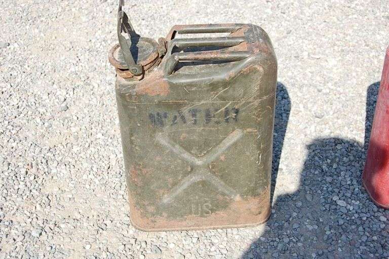 Military Style Water Container - Texas Online Auction House