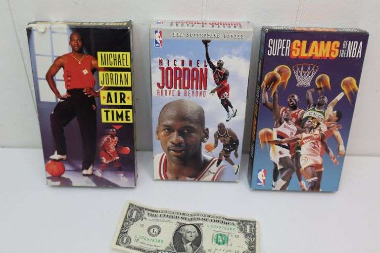 Lot of THREE Vintage Michael Jordan VHS Tapes! (3B) - Texas Online ...