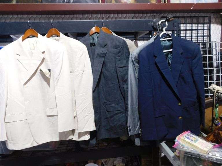 7- Suits - Various Sizes- 46L- 48L - Texas Online Auction House