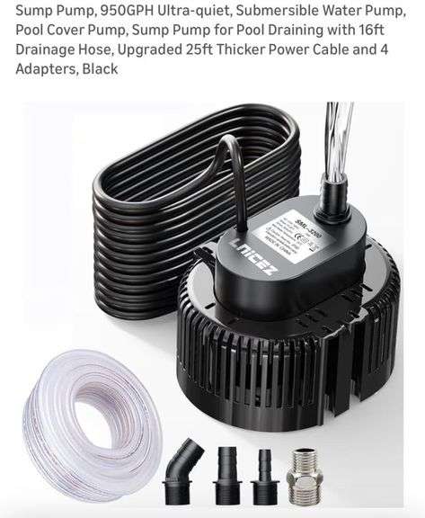 NEW Ultra-Quiet Sump Pump Kit! (2D) - Texas Online Auction House