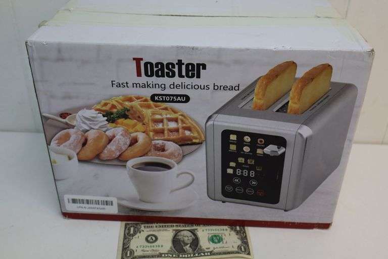 NEW Stainless Steel Touchscreen Toaster! (3D) - Texas Online Auction House
