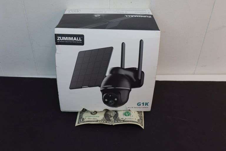 NEW Zumimall Solar Security Camera! (3A) - Texas Online Auction House