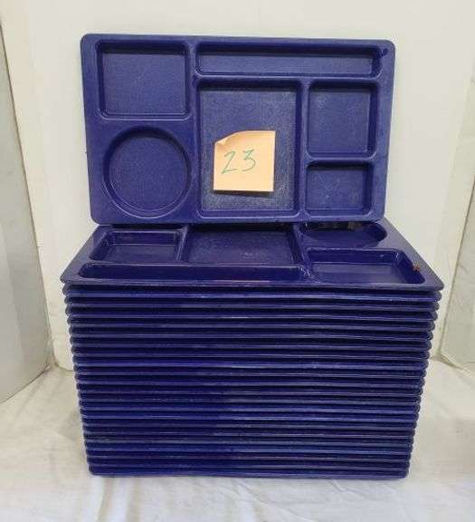 Over 20 Sectioned Trays. ~ cash only~. (5C) - Texas Online Auction House