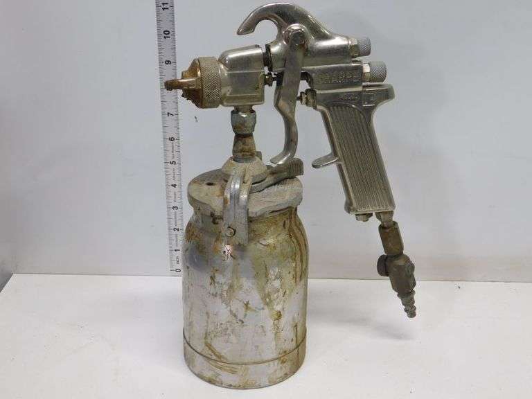 Vintage Binks Model 62 Spray Gun with Canister - Texas Online Auction House