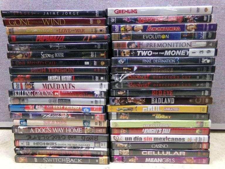 40 DVD Movies - Texas Online Auction House