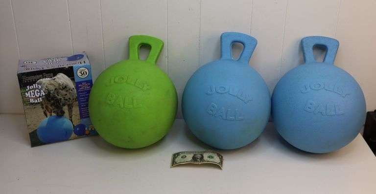 NEW Horseman's Pride Jolly MEGA Ball & Three Smaller Jolly Balls! (11C ...