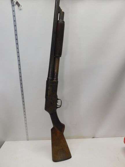 12Ga Montgomery Ward Co MOD-PUMP- 30''--NEEDS LOVE Y'ALL- Must be 18 ...