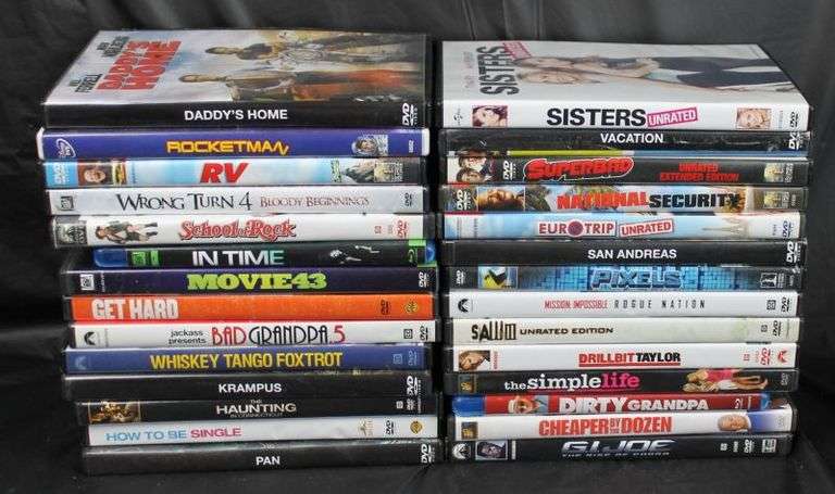 CASH ONLY 28 DVD s (B1-3) - Texas Online Auction House